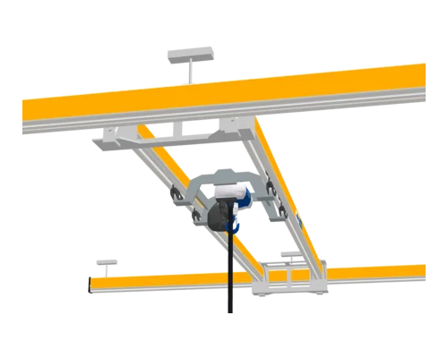 Gru bitrave 2 t • Altezza di ingombro ridotta